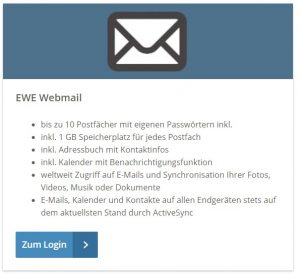 EWE Webmail - Login & Zugang zu Ihrem Webmail-Konto